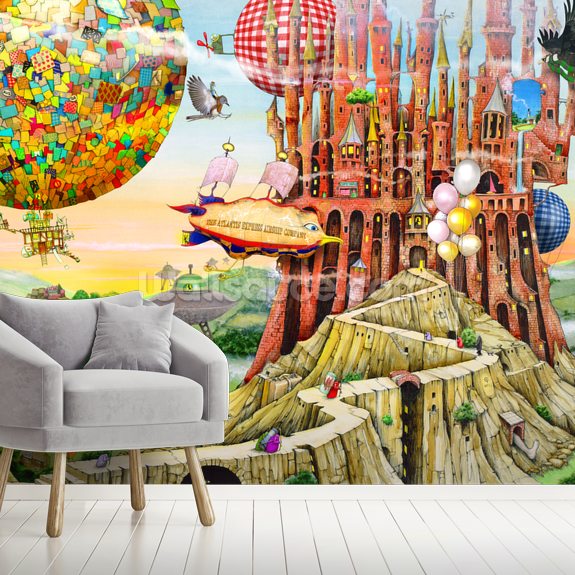 Flying Home Wall Mural | Wallsauce UK
