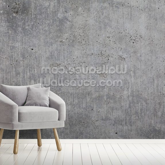Poured Concrete Wall Mural | Wallsauce UK