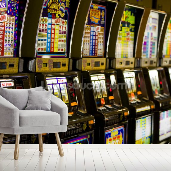 Slot machine Murale da parete Slot machine Carta da parati | Wallsauce IT