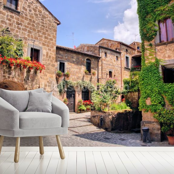 Italian Old Town Wallpaper Mural | Wallsauce AU
