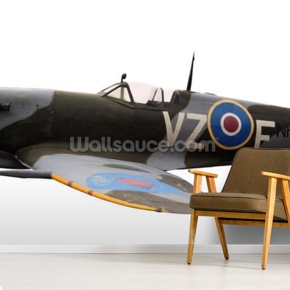Spitfire in Profile Wallpaper Mural | Wallsauce EU