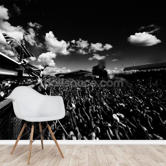 Lewis Hamilton Britain 2014 Wall Mural | Wallsauce US