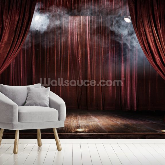 Magic Theater Stage Wallpaper Mural | Wallsauce UK