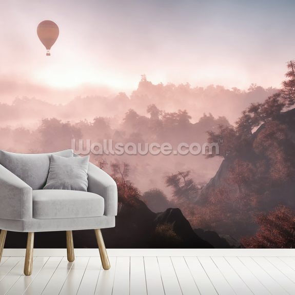 Tree Top View Wall Mural | Wallsauce UK