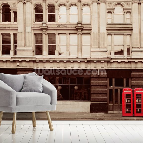 Phone Boxes Wallpaper | Wallsauce US