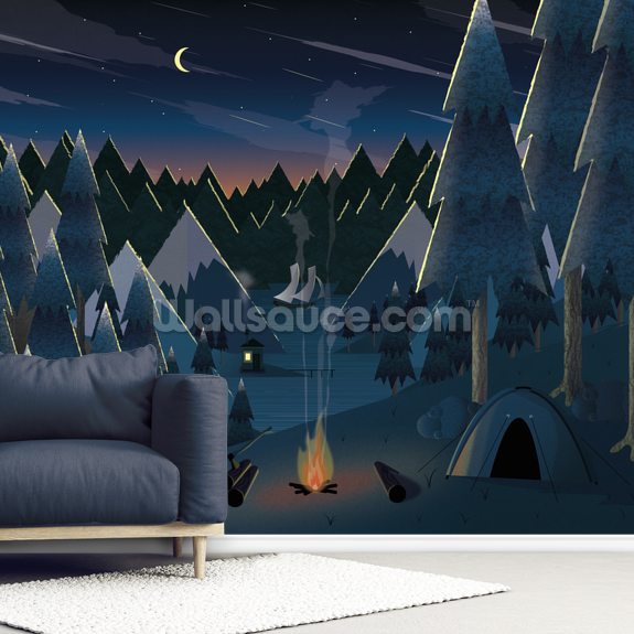Camping Wall Mural at Kevin Davidson blog