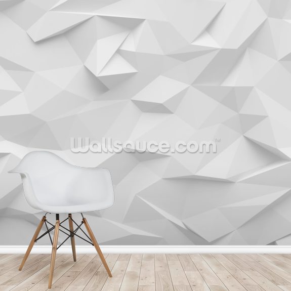 Polygon Wallpaper Mural | Wallsauce UK
