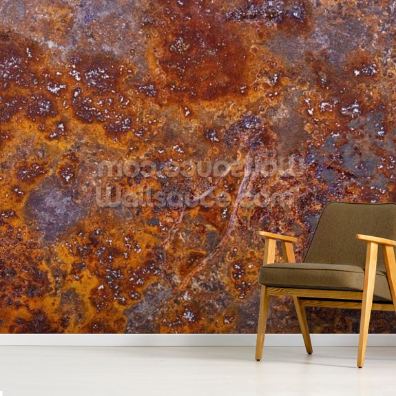 Rust Wallpaper Mural | Wallsauce UK