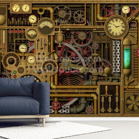 Steampunk Machine Wallpaper | Wallsauce US
