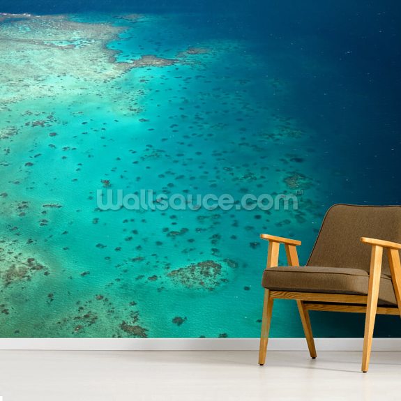 Speckled Barrier Reef Wall Mural | Wallsauce UK