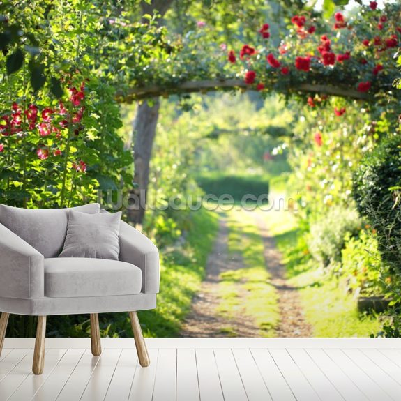 Rose Garden Wallpaper | Wallsauce US
