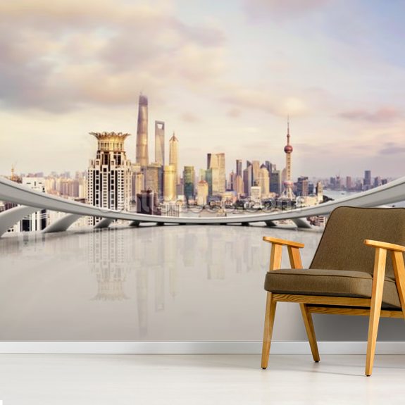 Cityscape Wallpaper Mural | Wallsauce UK