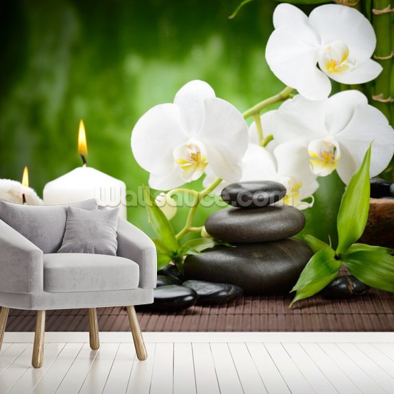 Spa Concept Wall Mural | Wallsauce US