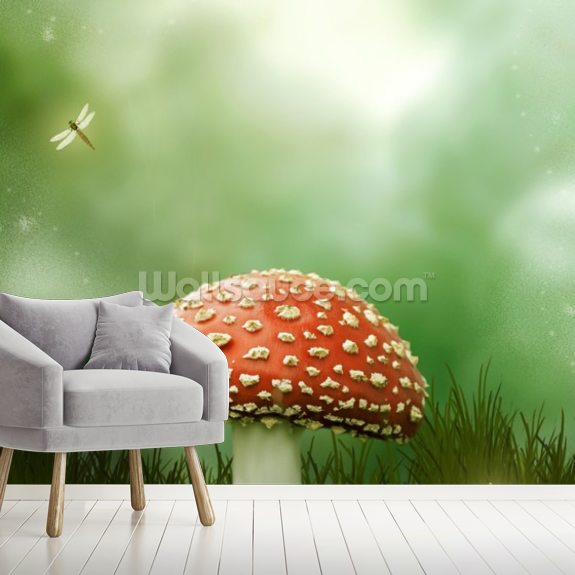 Magic Toadstool Wallpaper | Wallsauce US