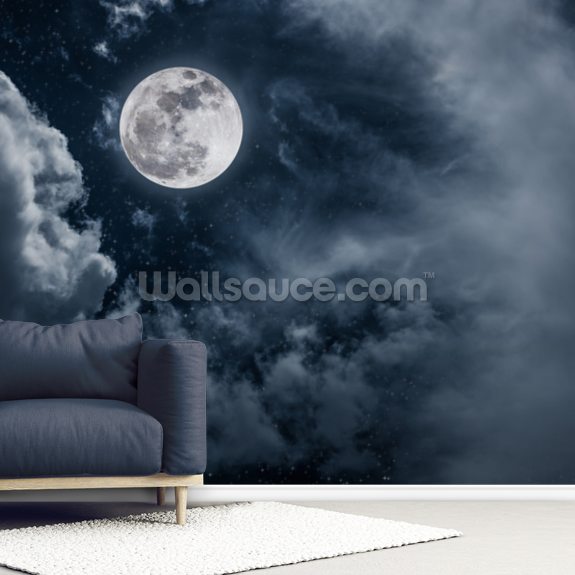 Mist at Night Wallpaper | Wallsauce UK