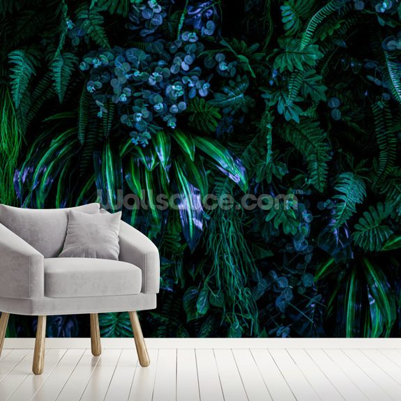 Luscious Tropical Wall Mural Wallpaper | Wallsauce NZ