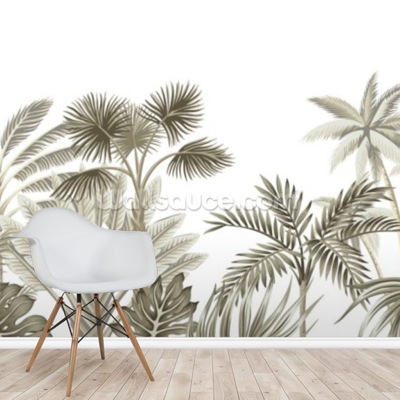 Subtle Jungle Wallpaper | Wallsauce UK