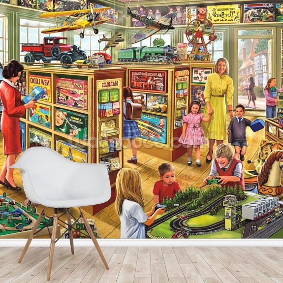 Toy Shop Wallpaper | Wallsauce UK
