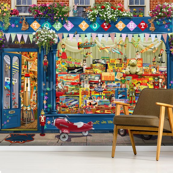 Toy Shop Front Wallpaper | Wallsauce AU