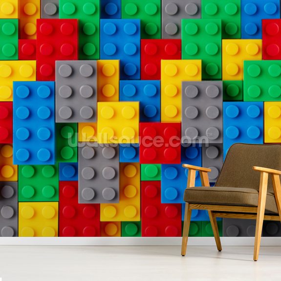 Toy Brick Fun Wallpaper | Wallsauce EU