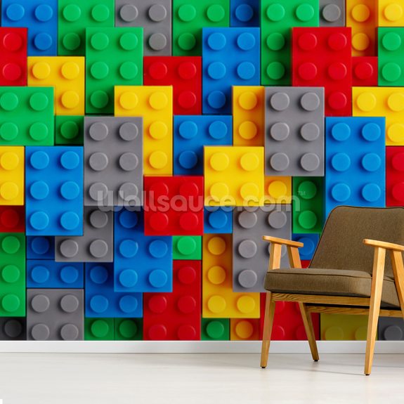 Toy Brick Fun Wallpaper | Wallsauce US