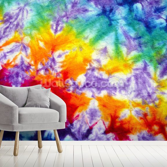 Colour Splotch Pattern Wall Mural | Wallsauce UK