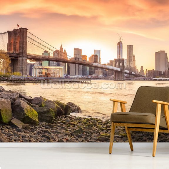 Brooklyn Bridge Sunset Wallpaper