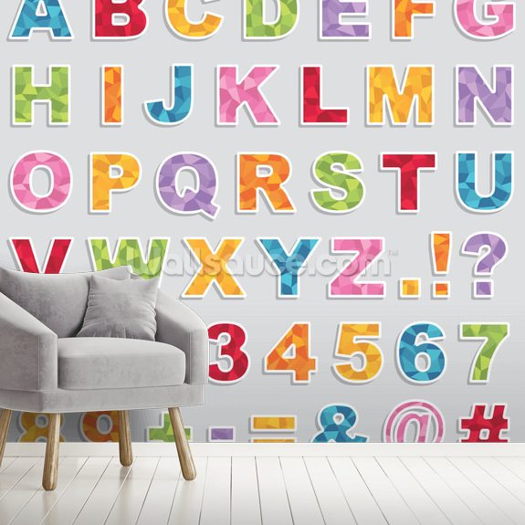 Alphabet Wallpaper For Walls