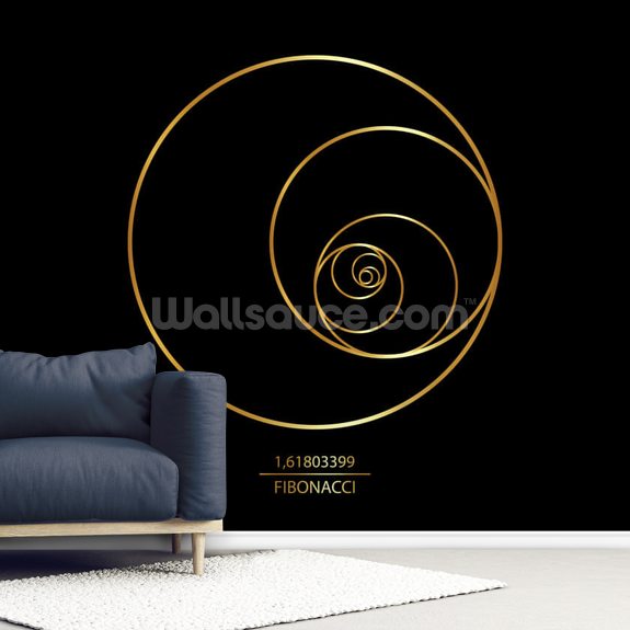 Fibonacci Sequence Spiral Wallpaper