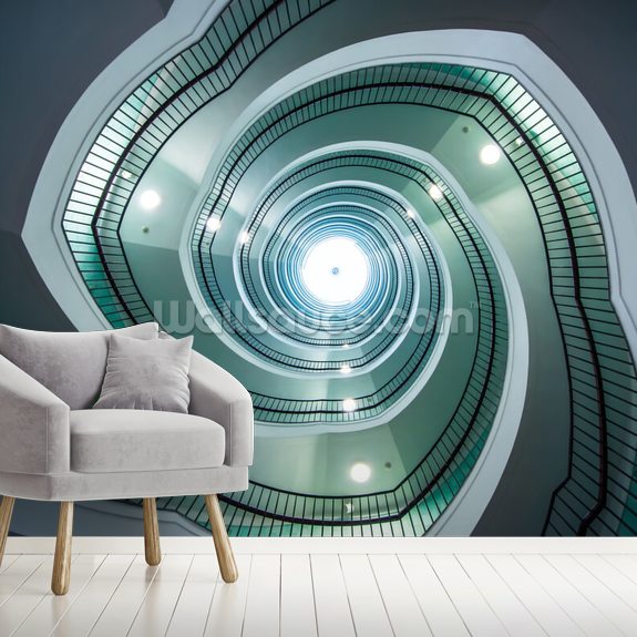 Luminous Tunnel Wall Mural | Wallsauce US