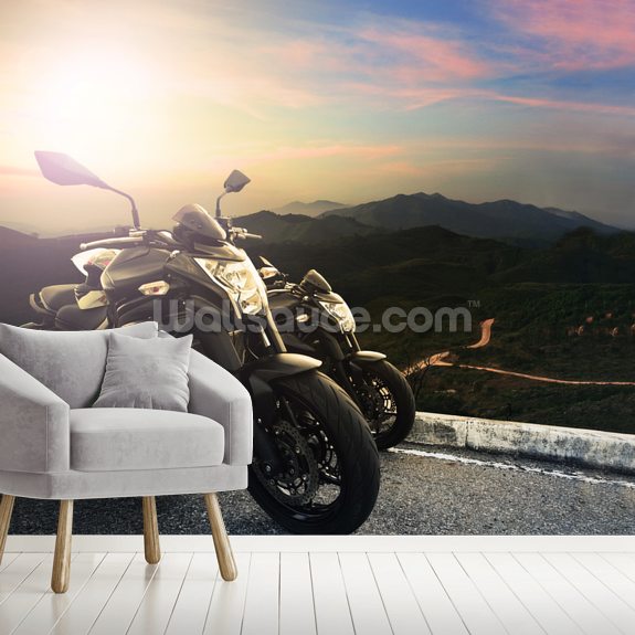 Motorbike Vista Wallpaper | Wallsauce UK