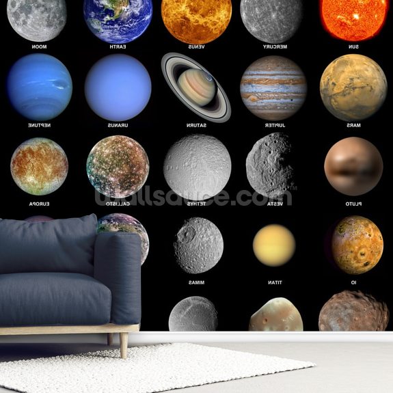 The Solar System Wallpaper | Wallsauce UK