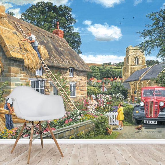 A New Thatch Wallpaper | Wallsauce UK
