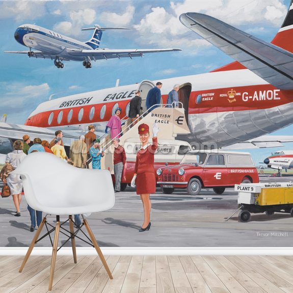 The Air Hostess Wallpaper | Wallsauce US