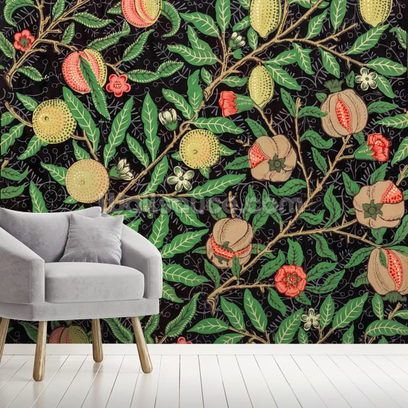Fruit Pattern Wallpaper Mural | Wallsauce UK