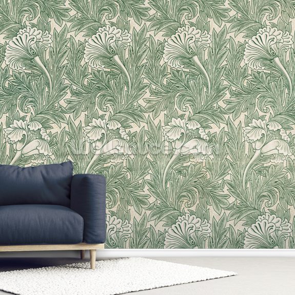 Tulip Pattern Wall Mural | Wallsauce AU