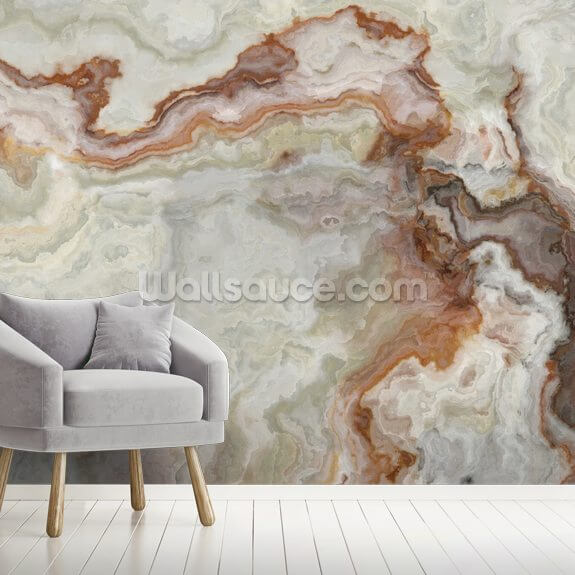 Neutral Marble Wallpaper Mural | Wallsauce US