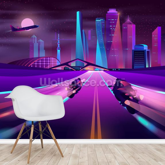 Cartoon Race Game Wallpaper | Wallsauce UK