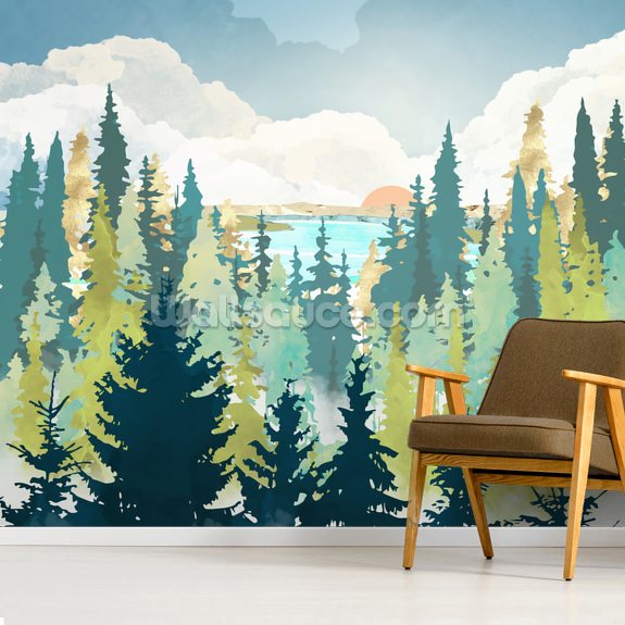 Summer View Wallpaper | Wallsauce UK