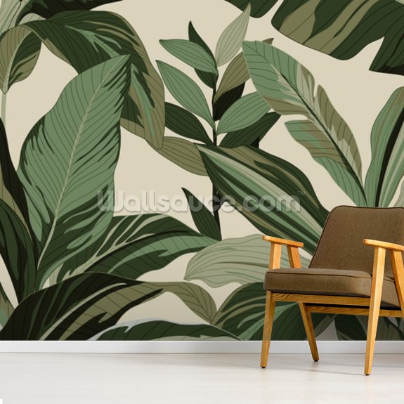 Pop Art Leaves Wallpaper | Wallsauce AU