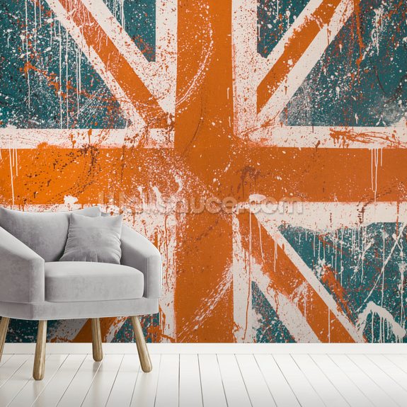 Artistic Union Jack Wallpaper | Wallsauce AU