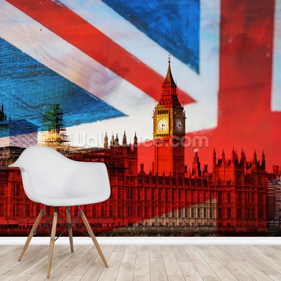 HP Union Jack Mural | Wallsauce US