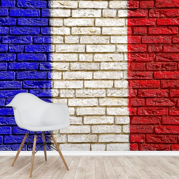 Fransk Flagg Tapet