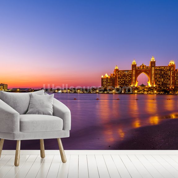 Sunset Atlantis Hotel Wallpaper | Wallsauce UK