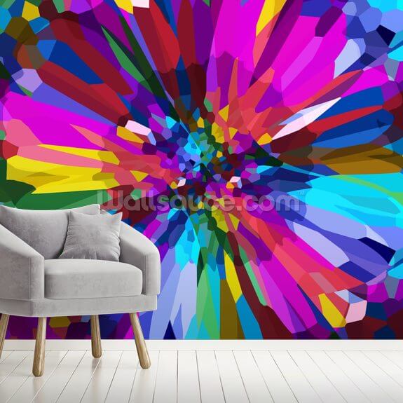 Dreamy Flower Wall Mural | Wallsauce UK