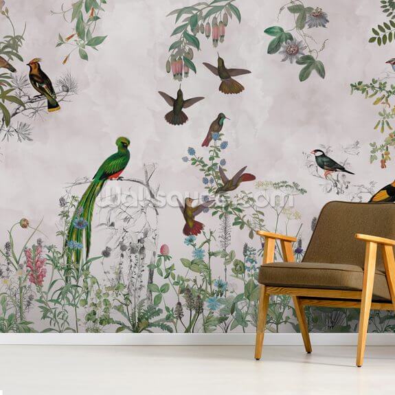 Birdlife in the Wild Wallpaper | Wallsauce UK
