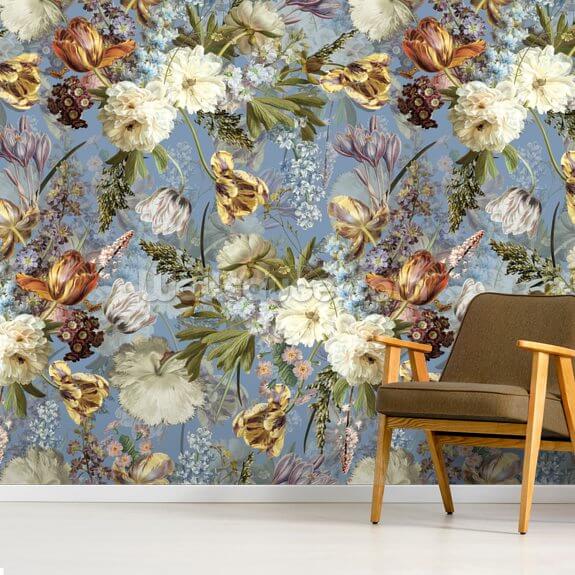 Spring Flowers Garden Wallpaper | Wallsauce US
