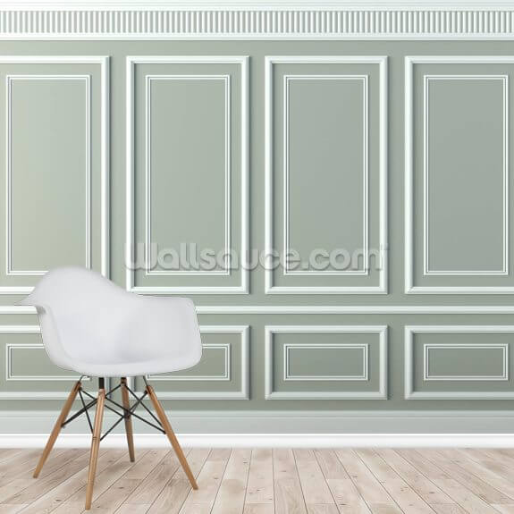 Simple Panelling Wallpaper | Wallsauce UK