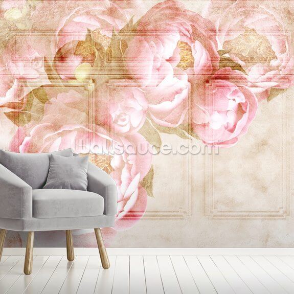 Papel pintado Paneles rosas | Wallsauce ES