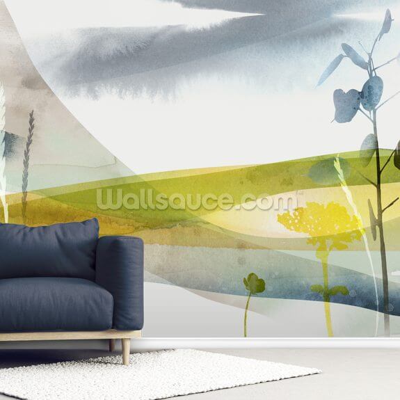 Distant Pasture Wallpaper | Wallsauce EU